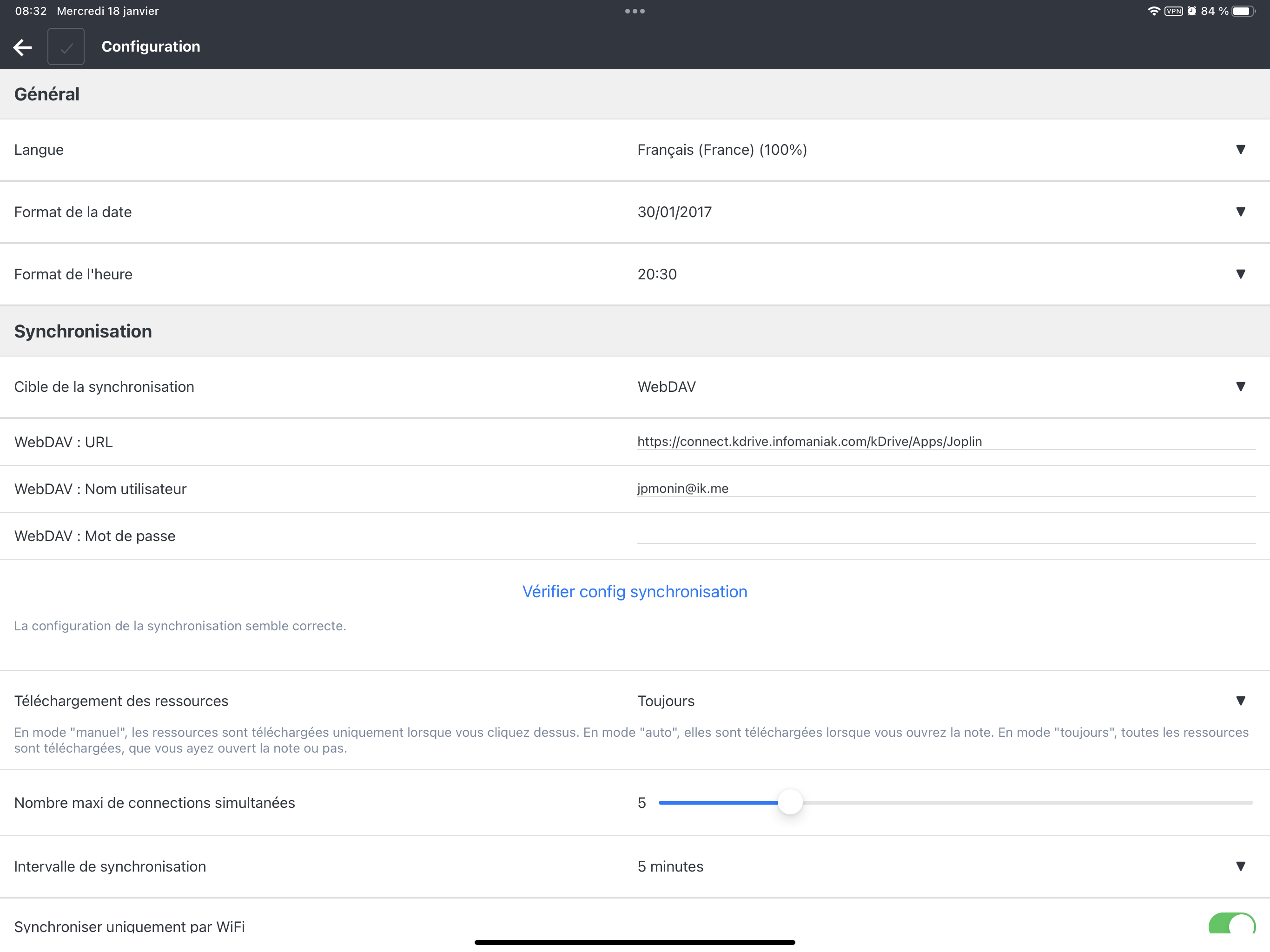 Synchronisation WebDAV iOS v12.9.2 · Issue #7633 · laurent22/joplin · GitHub