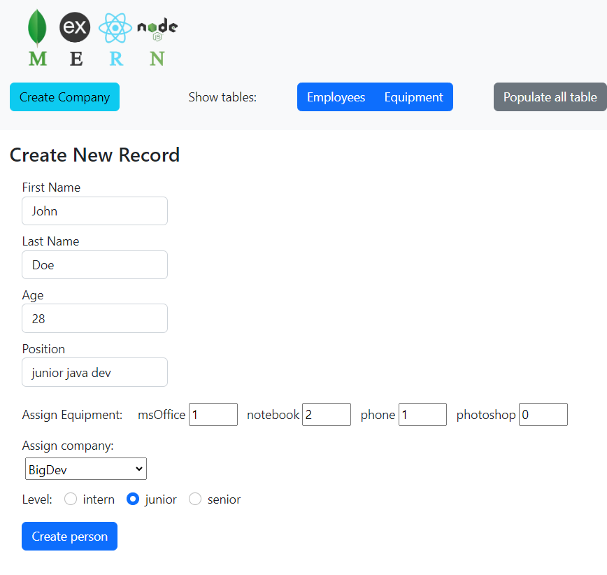 GitHub - Geri306/employee-management-system: App built with MERN stack ...