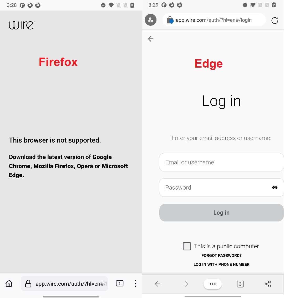 app.wire.com - Browser is not supported · Issue #33586 · webcompat/web ...