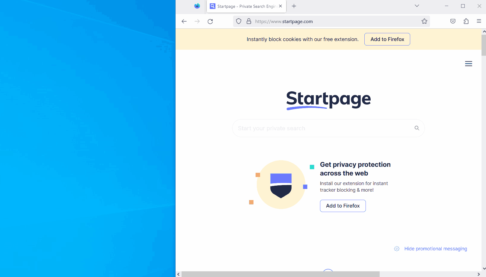 www.startpage.com - Buttons are missing from the burger menu · Issue ...