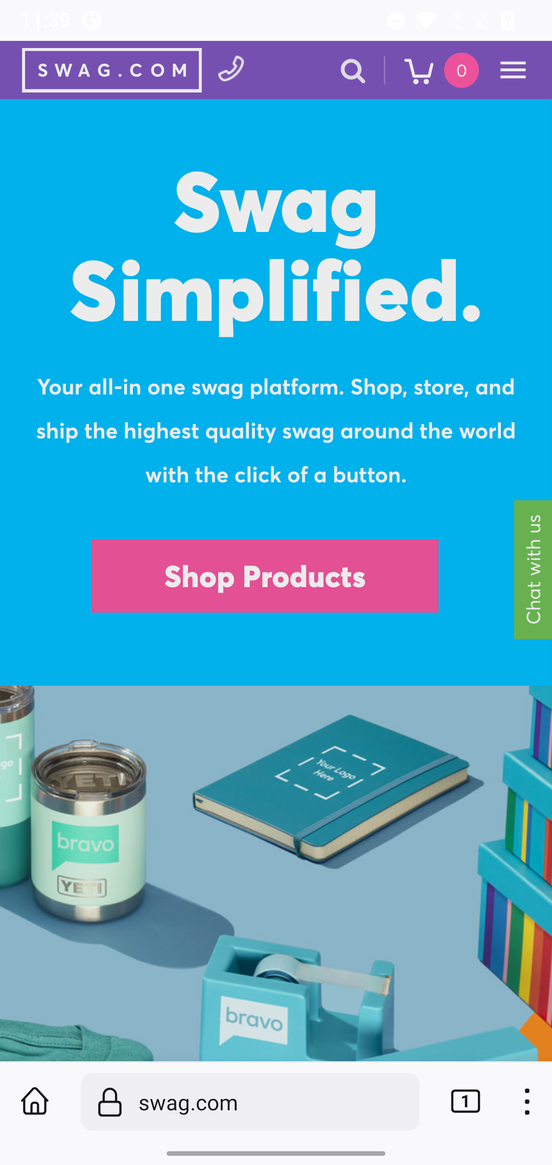 swag.com - site is not usable · Issue #113625 · webcompat/web-bugs · GitHub