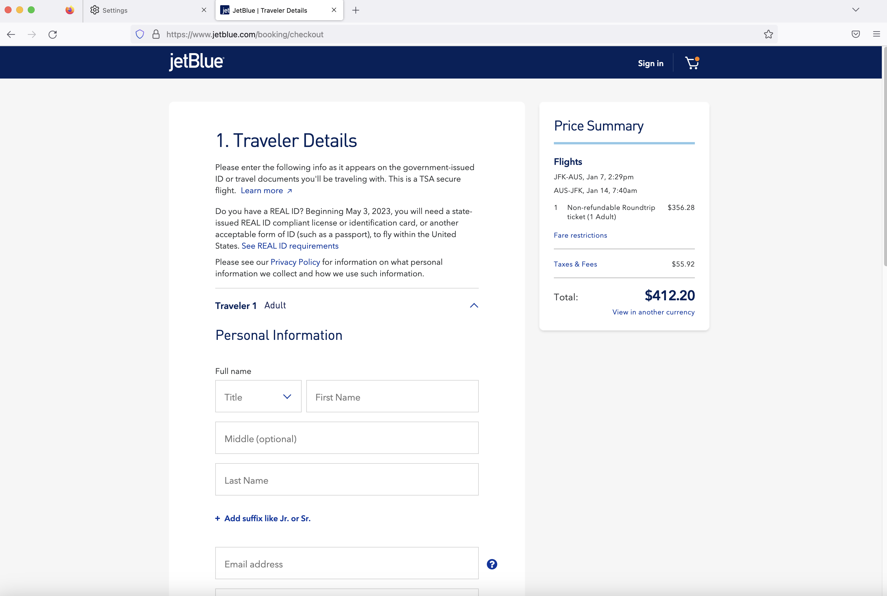 www.jetblue.com - site is not usable · Issue #115699 · webcompat/web-bugs · GitHub