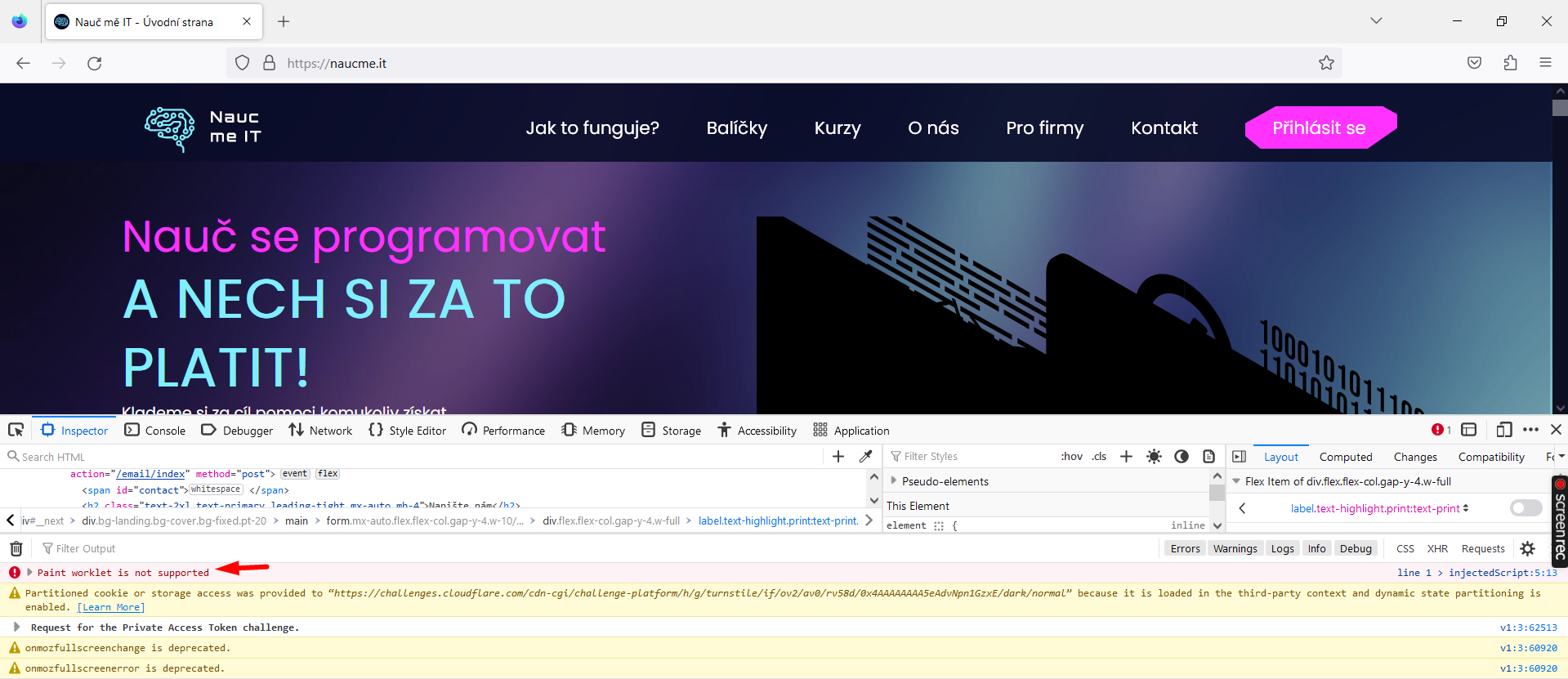 naucme.it - Illustrations are not displayed correctly, paint worklet not supported · Issue ...