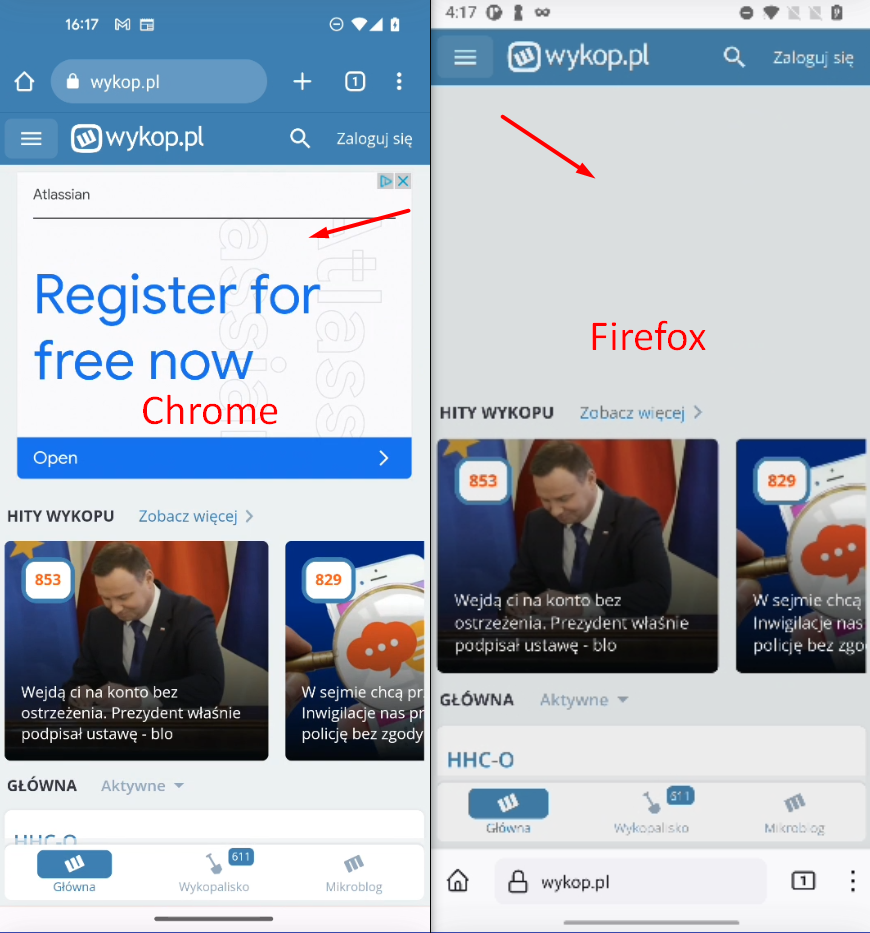 wykop.pl - site is not usable · Issue #117264 · webcompat/web-bugs · GitHub