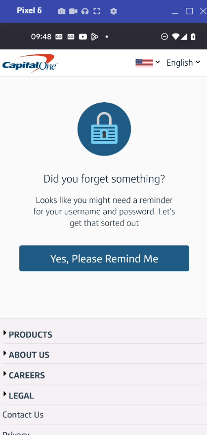 verified.capitalone.com - site is not usable · Issue #117973 ...