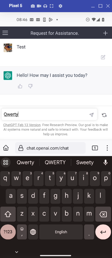 chat.openai.com - site is not usable · Issue #118510 · webcompat/web-bugs · GitHub