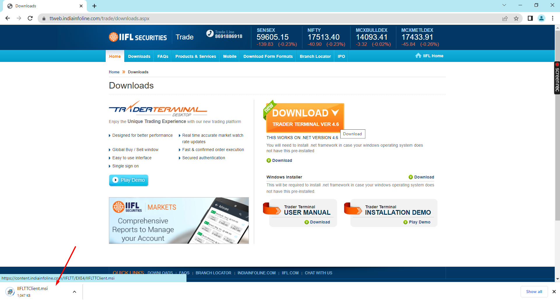 ttweb.indiainfoline.com - "DOWNLOAD" button's path is void, unable to download · Issue #118670 ...