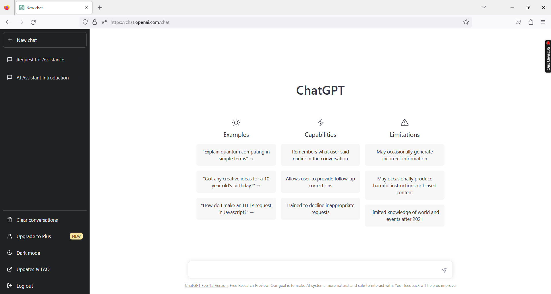 chat.openai.com - site is not usable · Issue #118797 · webcompat/web-bugs · GitHub