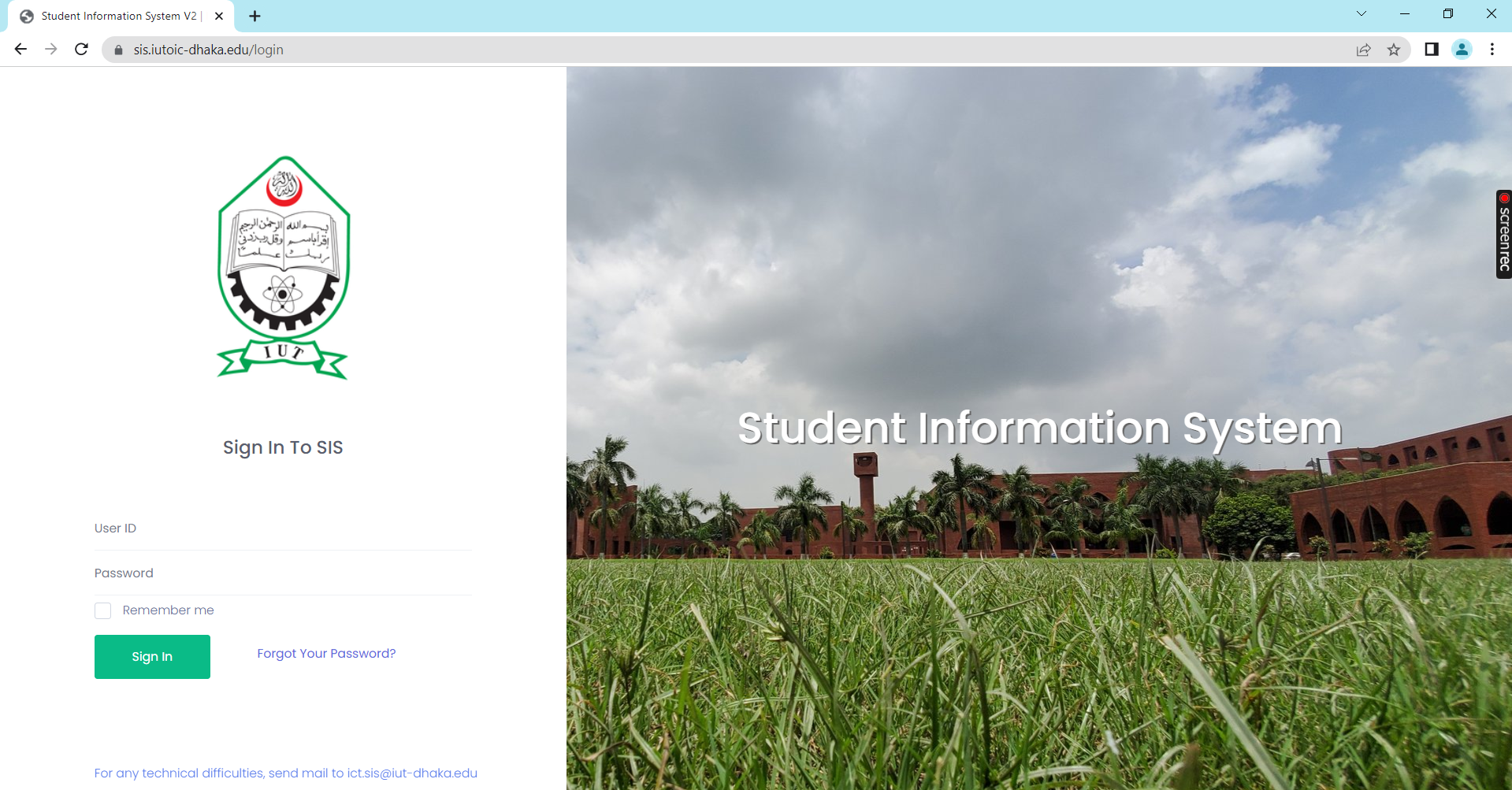 sis.iutoic-dhaka.edu - desktop site instead of mobile site · Issue #118911 · webcompat/web-bugs ...