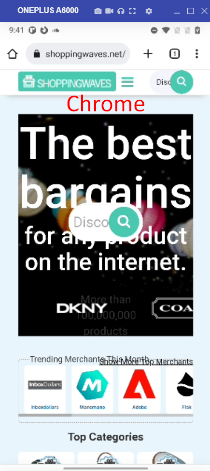 shoppingwaves.net - desktop site instead of mobile site · Issue #118965 · webcompat/web-bugs ...