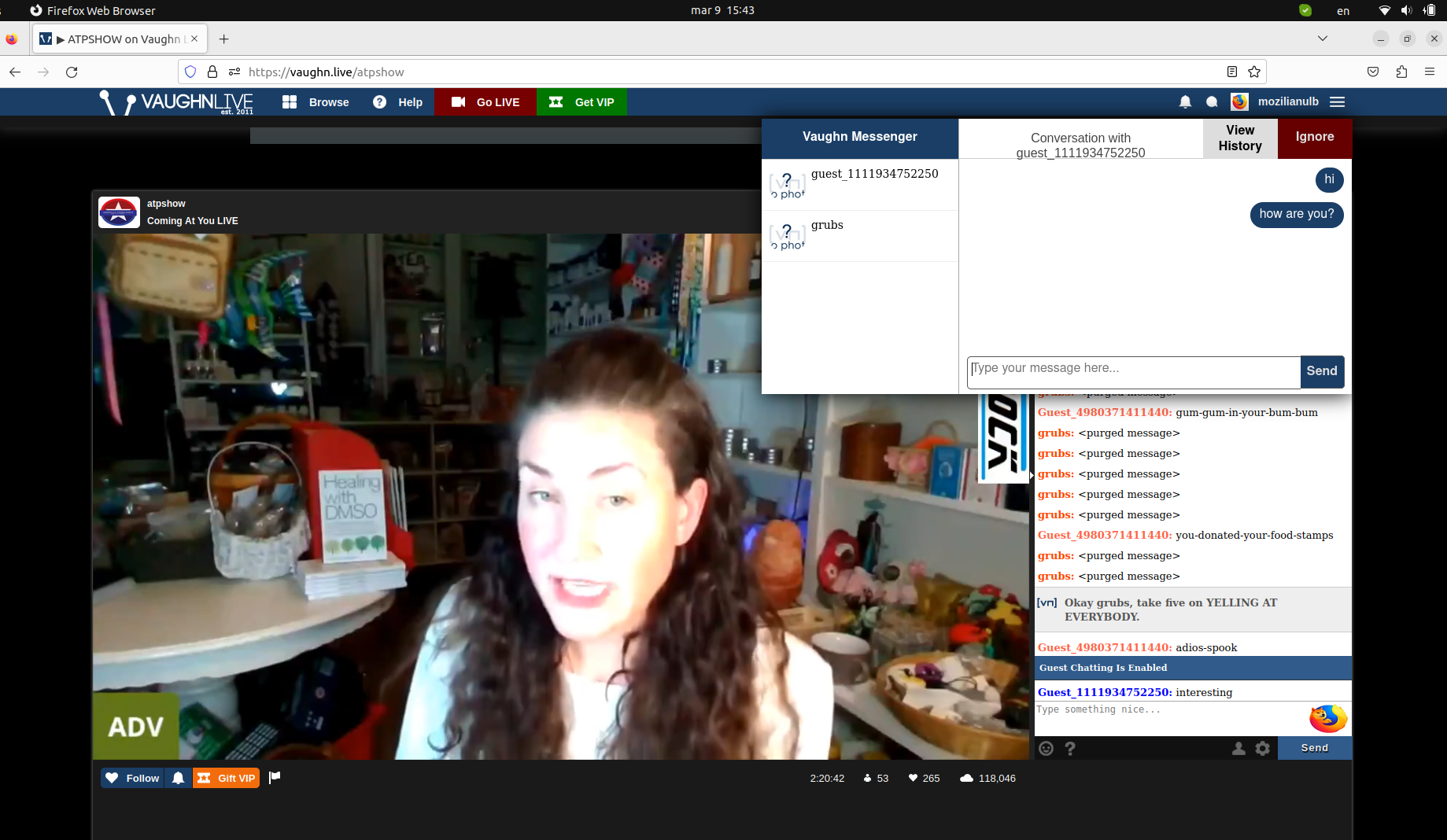 vaughn.live - see bug description · Issue #119297 · webcompat/web-bugs · GitHub