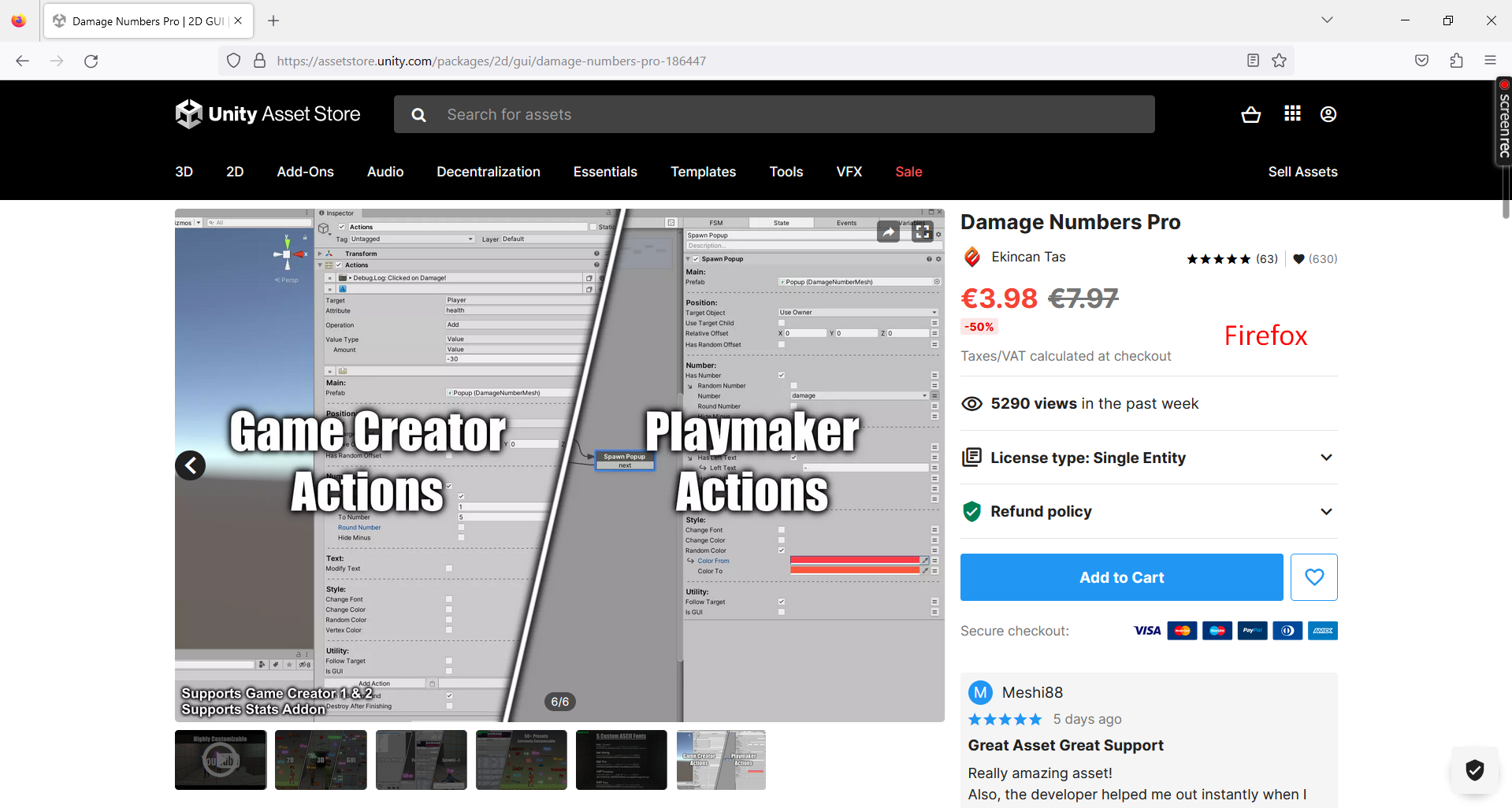 assetstore.unity.com - site is not usable · Issue #120376 · webcompat/web-bugs · GitHub