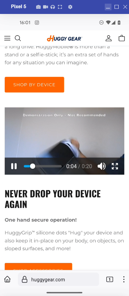 huggygear.com - video or audio doesn't play · Issue #121847 · webcompat/web-bugs · GitHub
