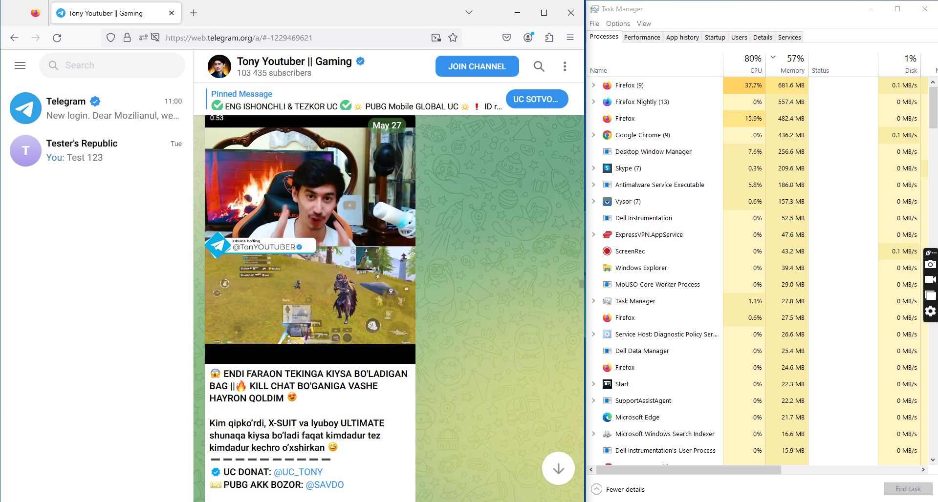 web.telegram.org - site is not usable · Issue #123403 · webcompat/web-bugs · GitHub