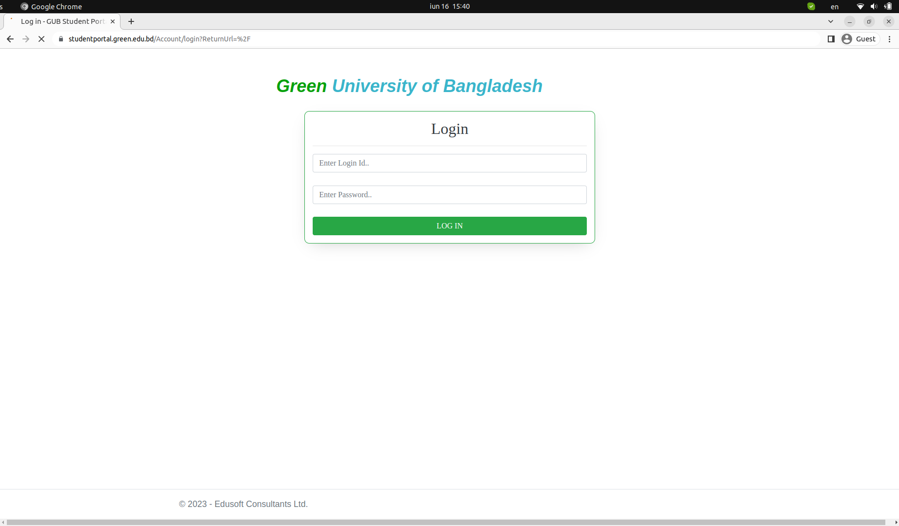 studentportal.green.edu.bd - video or audio doesn't play · Issue #123708 · webcompat/web-bugs ...