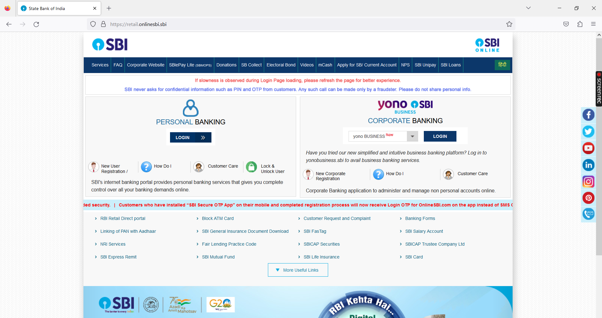 retail.onlinesbi.sbi - see bug description · Issue #123897 · webcompat/web-bugs · GitHub
