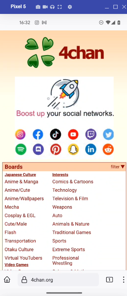 boards.4chan.org - desktop site instead of mobile site · Issue #124446 ...