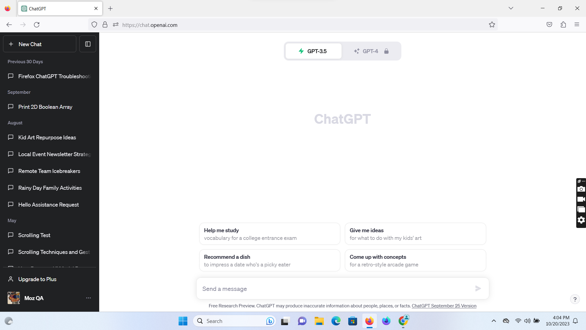 Chatgpt Login Dosent Work With Firefox In Windows · Issue 128640 · Webcompatweb Bugs · Github