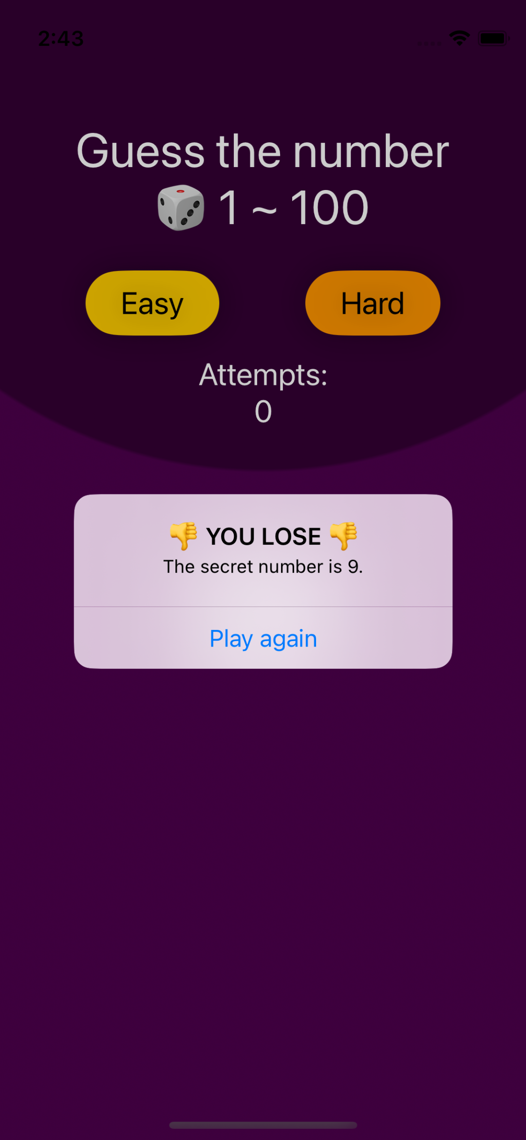 GitHub - PavlaBerankova/GuessNumber: I converted my older project: Guess the number in ...