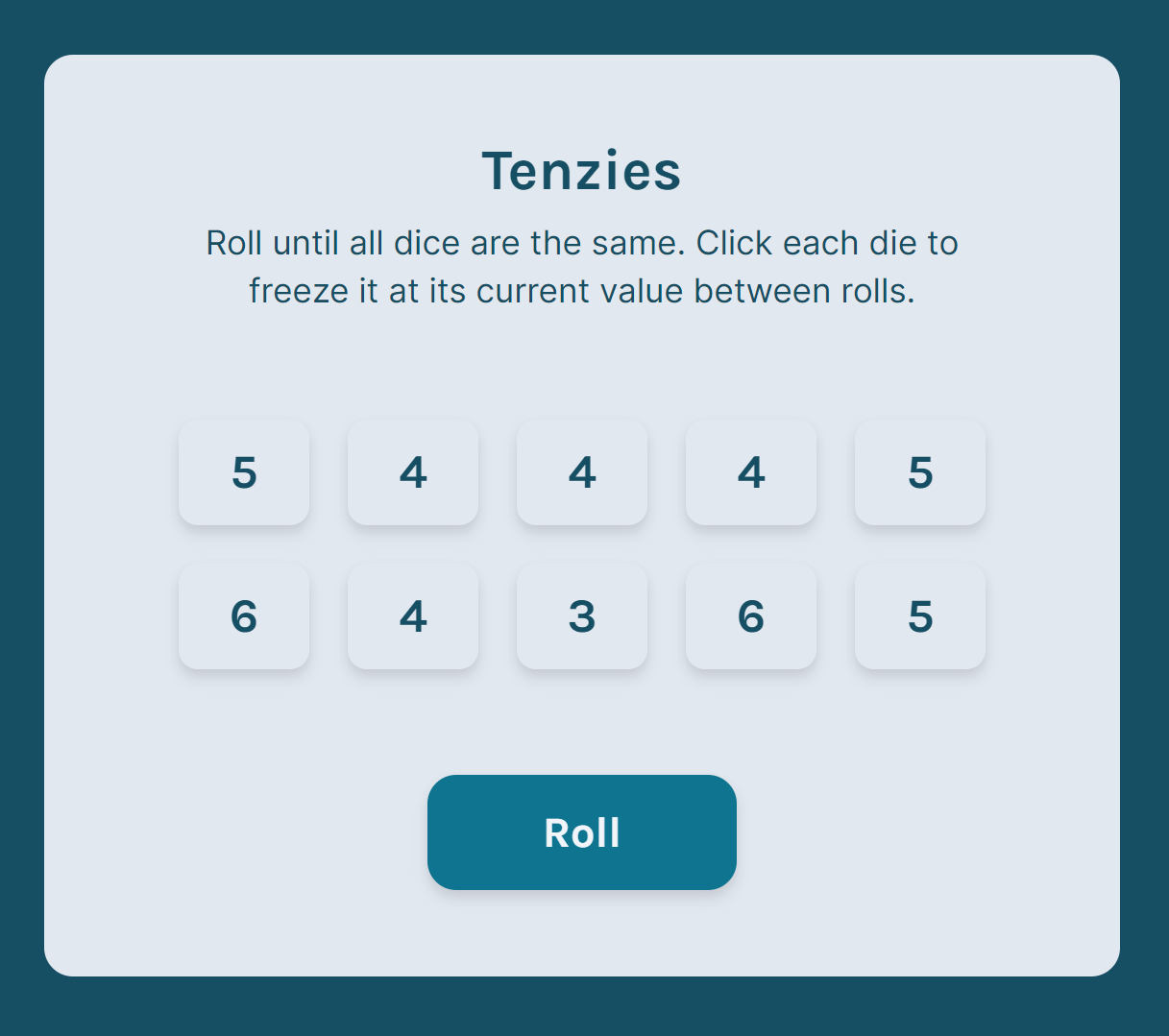 GitHub - farulivan/tenzies-game: An online-digital remake of Tenzies game
