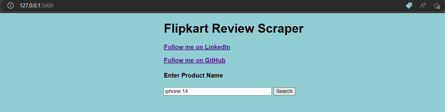 GitHub - raviteja-padala/Flipkart_Review_Scrapper