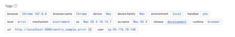 "context" & "tags" confusing · Issue #5906 · getsentry/sentry-docs · GitHub