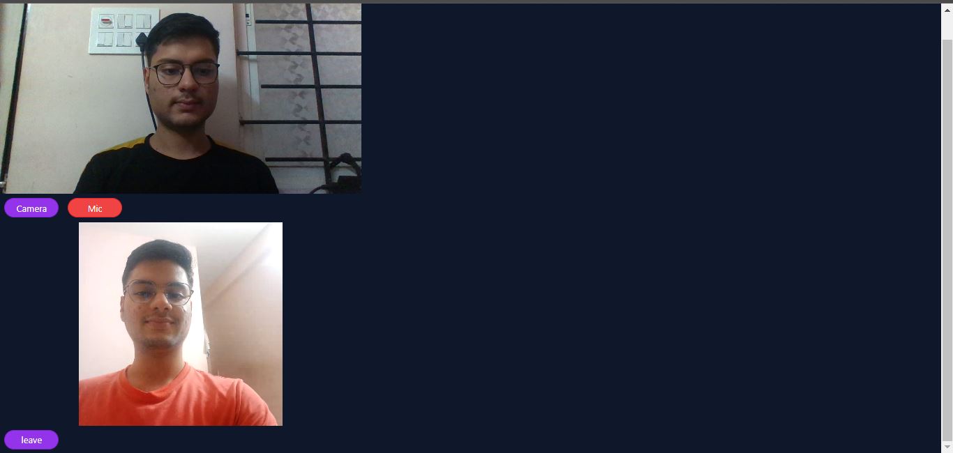 GitHub - DakshSahani/Video-chatt-app: It uses WebRTC to establish peer-to-peer network and allow ...