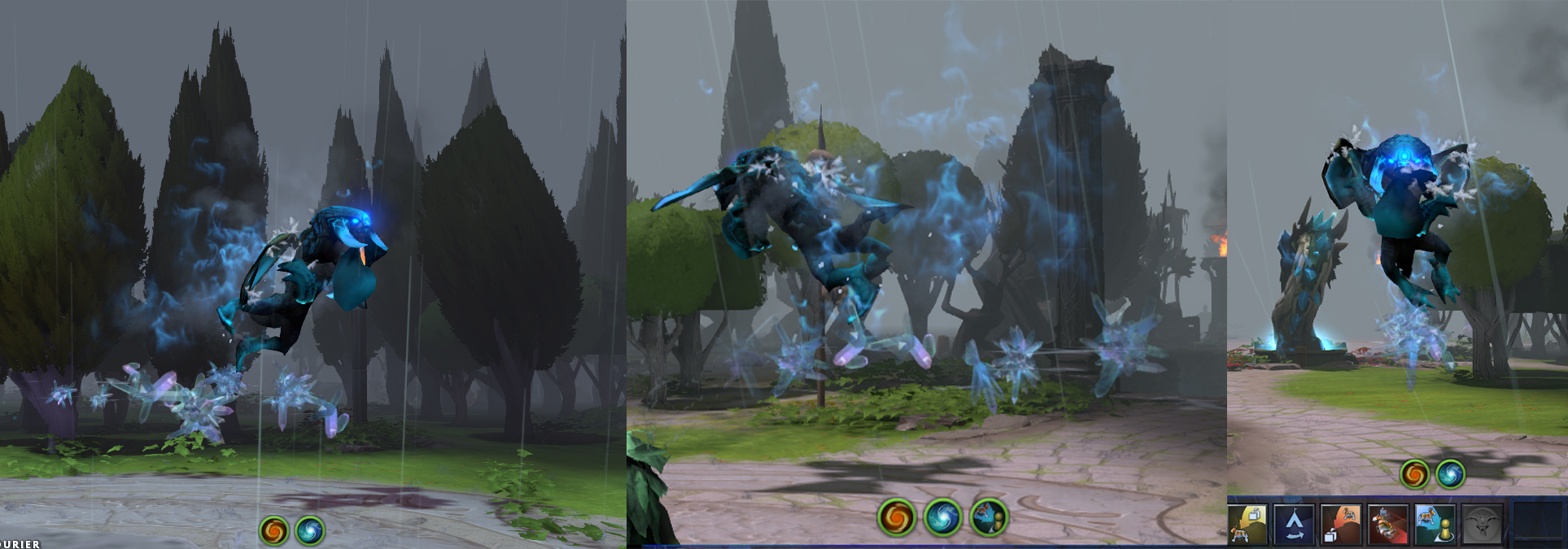 The ice effect on the floor in the ice baby roshan courier doesn't work ...
