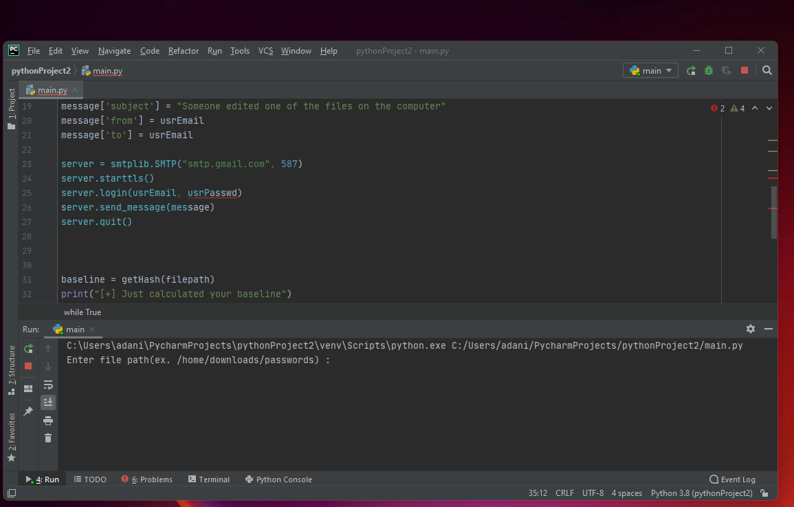 GitHub - AdolfoP77/File-Integrity-Monitor-FIM-Lab