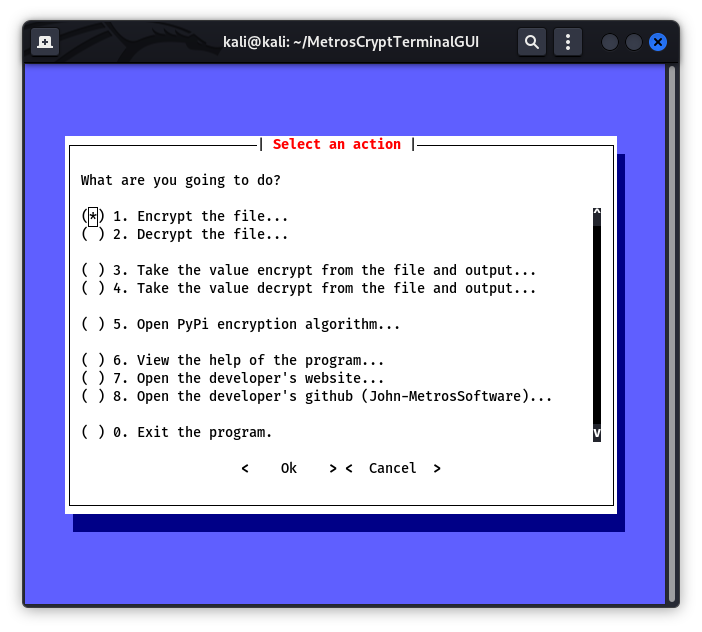 GitHub - m3tros/MetrosCryptTerminalGUI