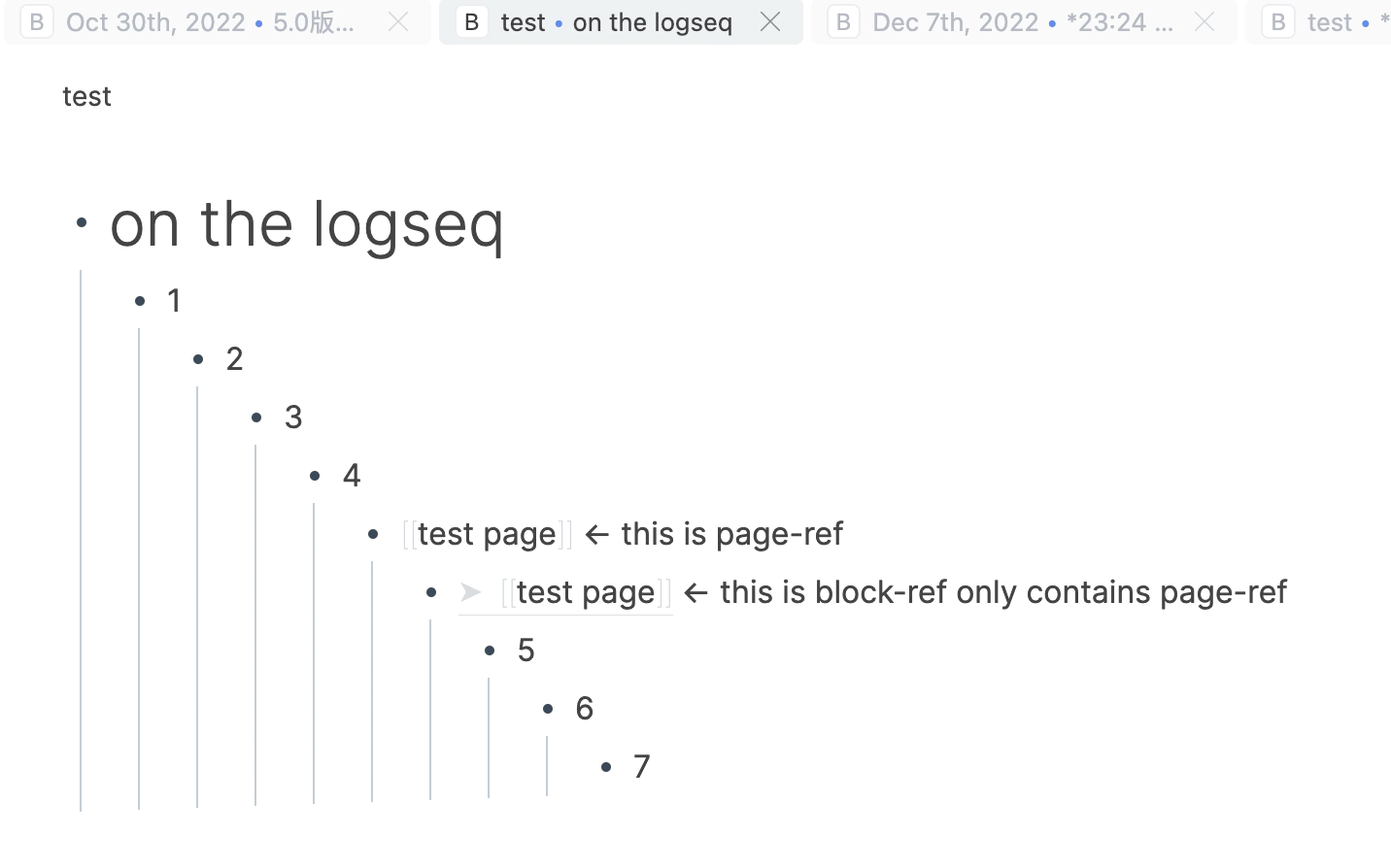 In The Breadcrumb Navigation Click On Block Ref To Jump To The Error · Issue 7605 · Logseq