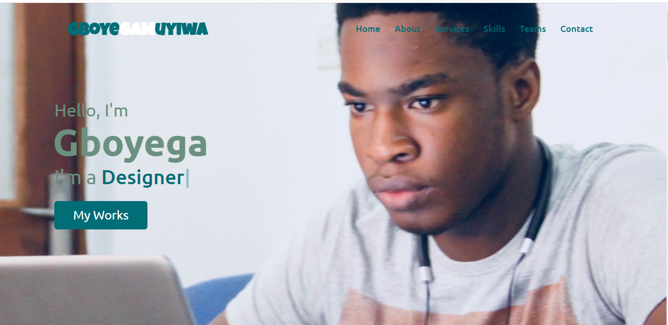 GitHub - gboyegamuyiwa/personal-portfolio-website: A complete and ...
