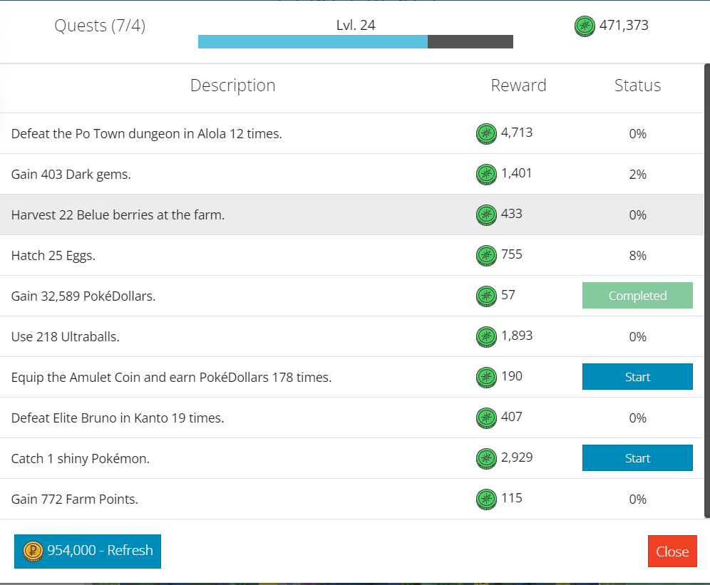 [Bug] auto quest having some odd behaviour · Issue #146 · Ephenia/Pokeclicker-Scripts · GitHub
