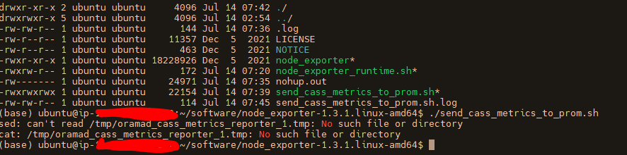 send to prom sh excute failed · Issue #1 · sarma1807/Prometheus-Grafana-Cassandra · GitHub