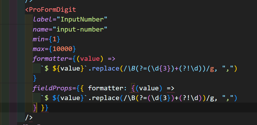 How To Set Format In ProFormDigit Issue 5216 Ant design pro components GitHub