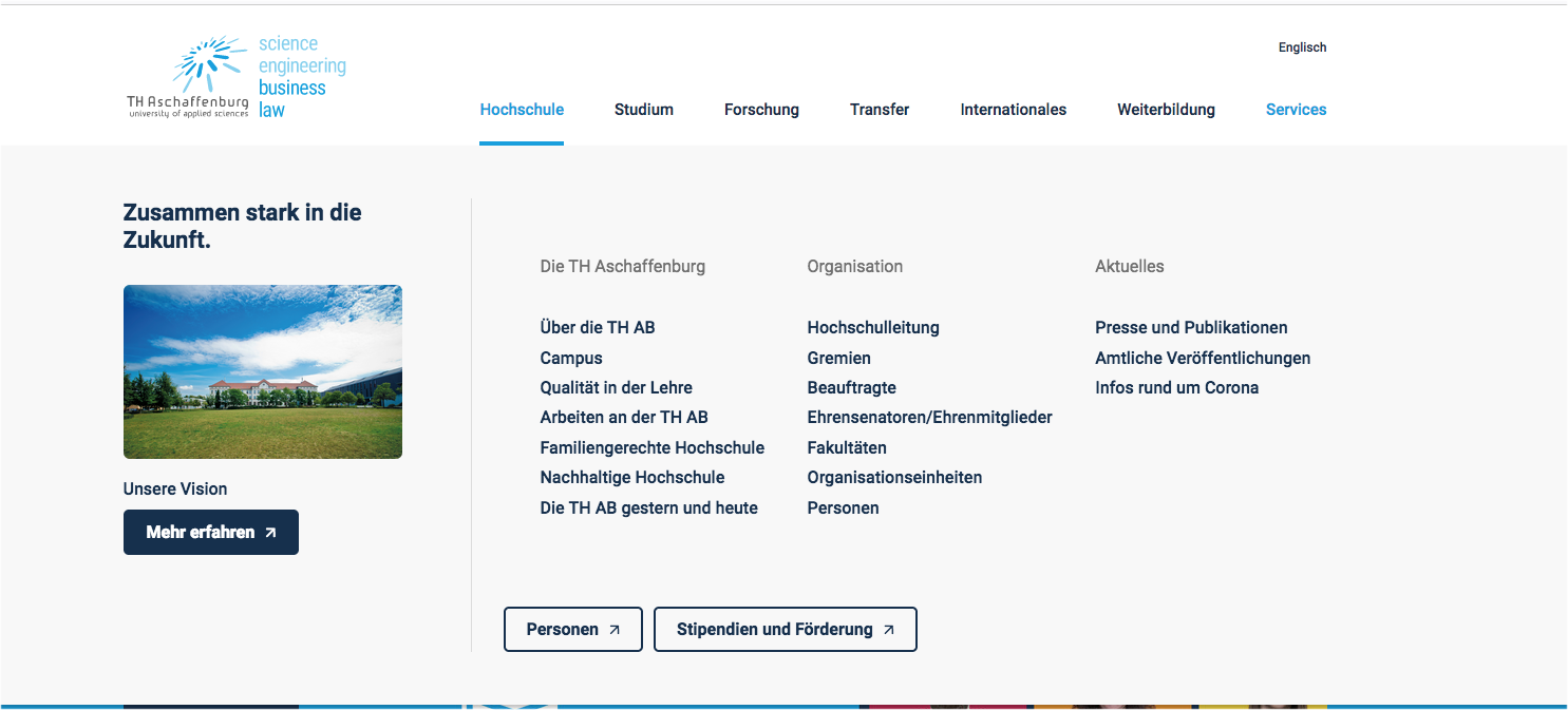 Hauptmenü - Sieht unschön aus · Issue #1034 · RRZE-Webteam/FAU-Einrichtungen · GitHub