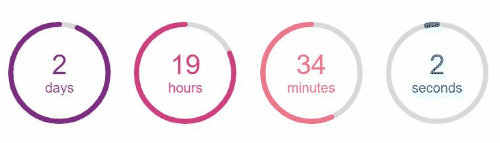 React countdown circle timer Npm
