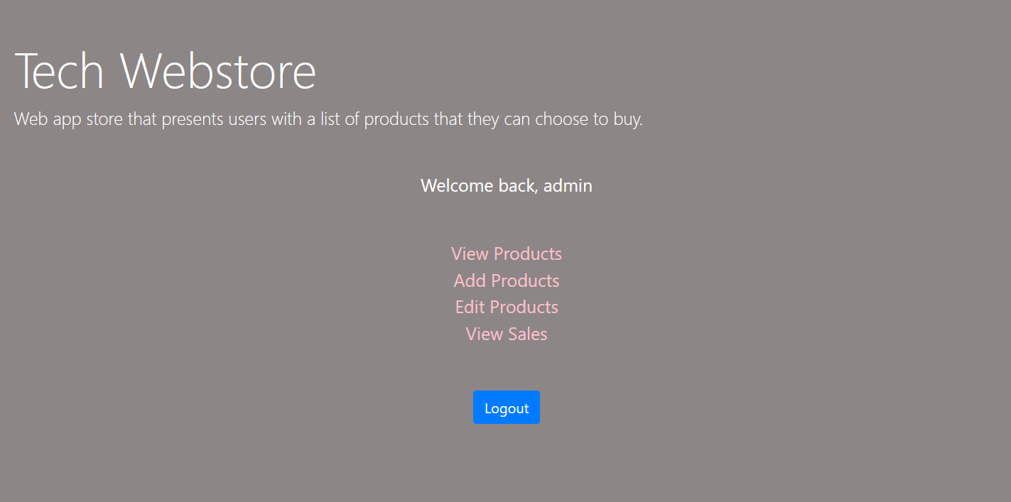GitHub - Vurnex/tech-webstore: Project to create an online webstore that sells common tech products.