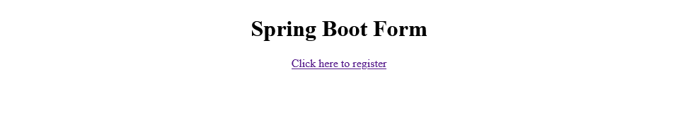 Github Vlantonakos Thymeleaf Springboot Form A Web Form That Captures Information From User
