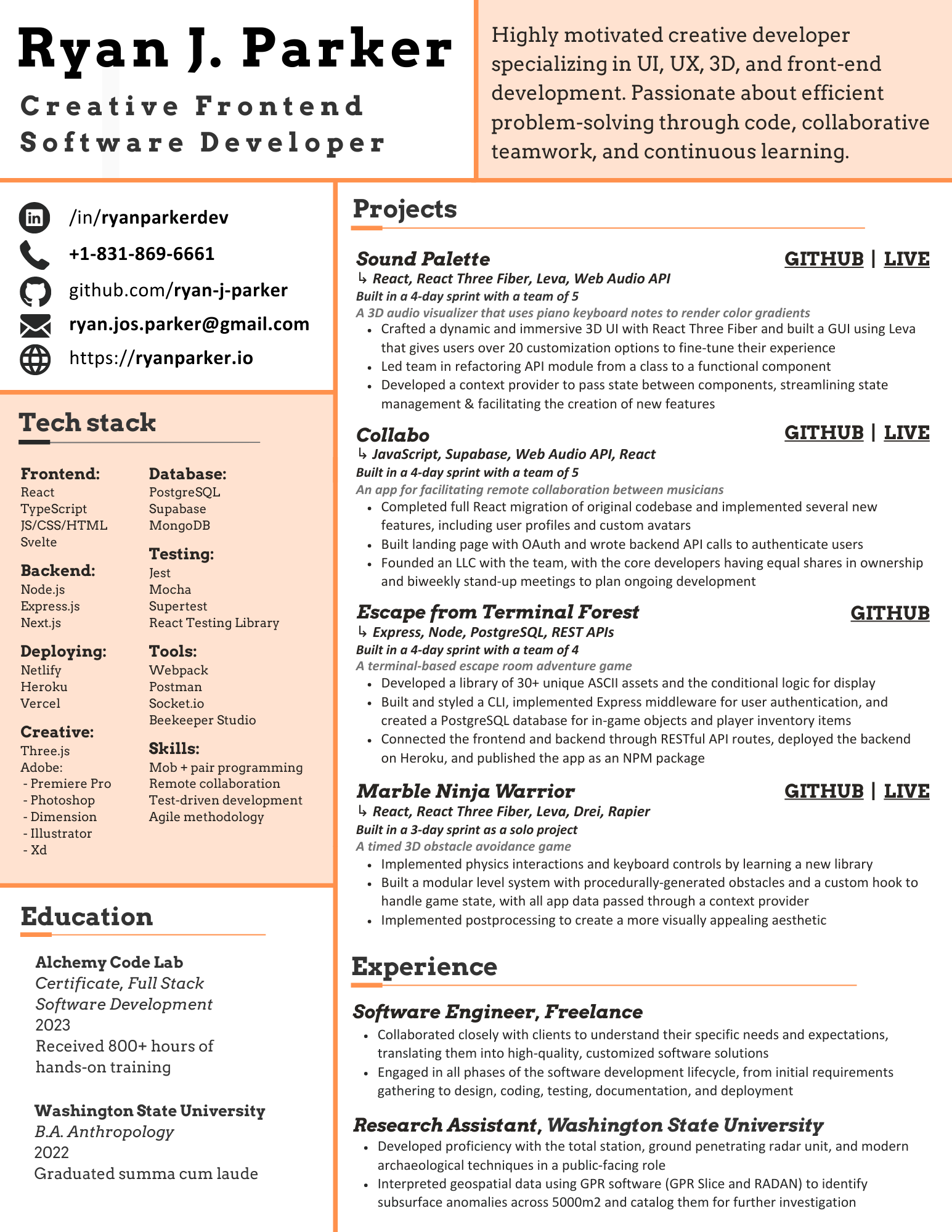 GitHub - ryan-j-parker/portfolio-sandbox: Code repository for my ...