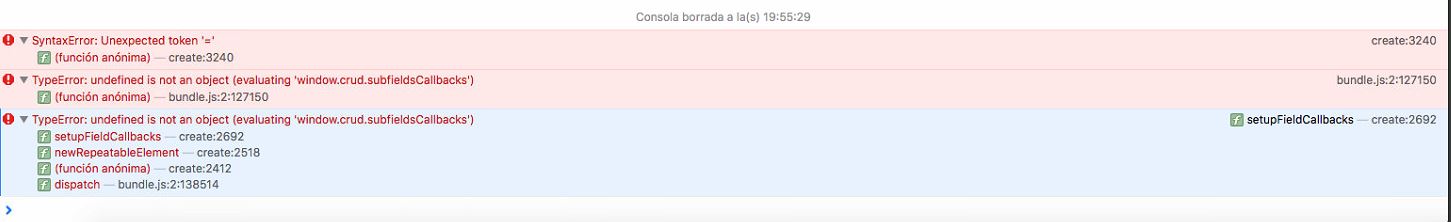 Mac Safari 13 javascript console errors block functionality [Bug] · Issue #4608 · Laravel ...