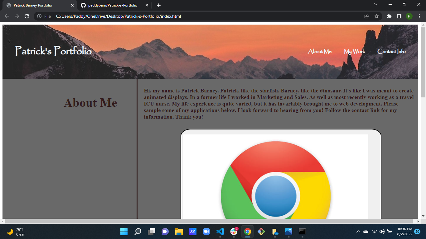 GitHub - paddybarn/Patrick-Barney-Portfolio