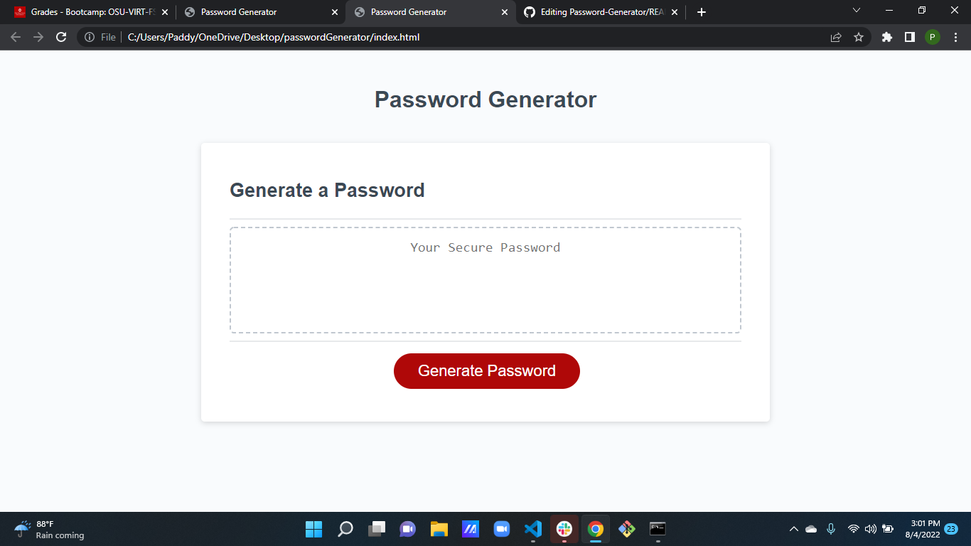 GitHub - paddybarn/Password-Generator