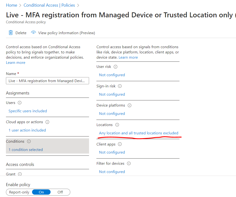 Question - Proposed new AAD policy to protect MFA registration · Issue #273 · cisagov/ScubaGear ...