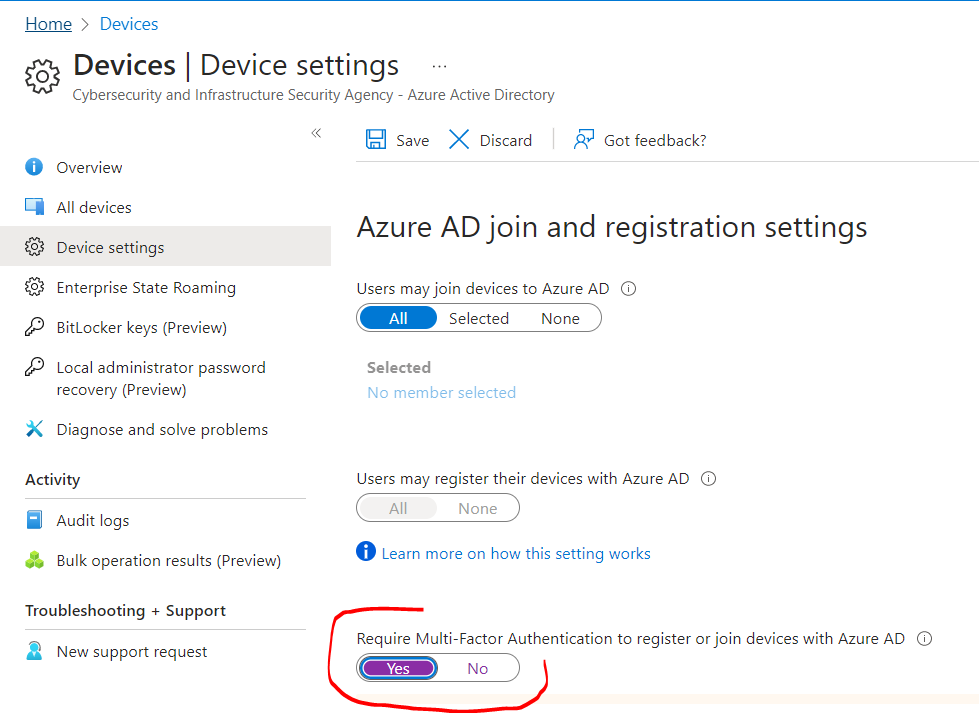 hands-on evaluation of new AAD policy to protect device join - phase 1 ...