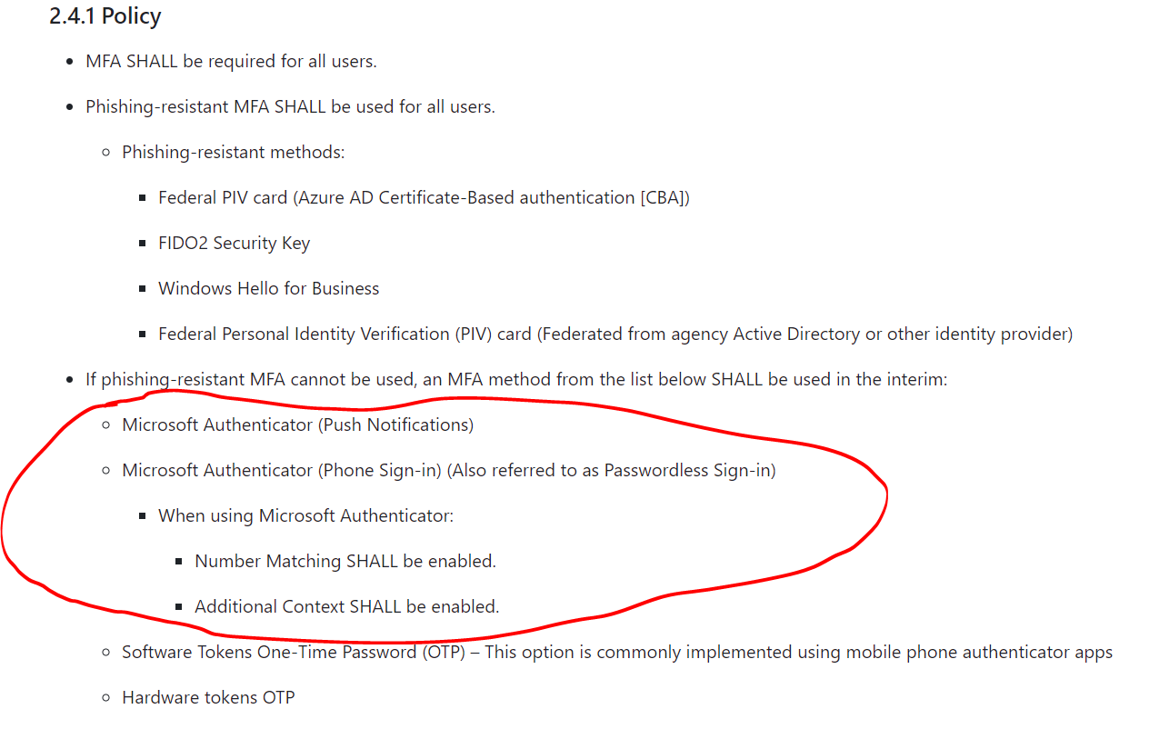 AAD 2.4 update Microsoft Authenticator references and implementation · Issue #295 · cisagov ...