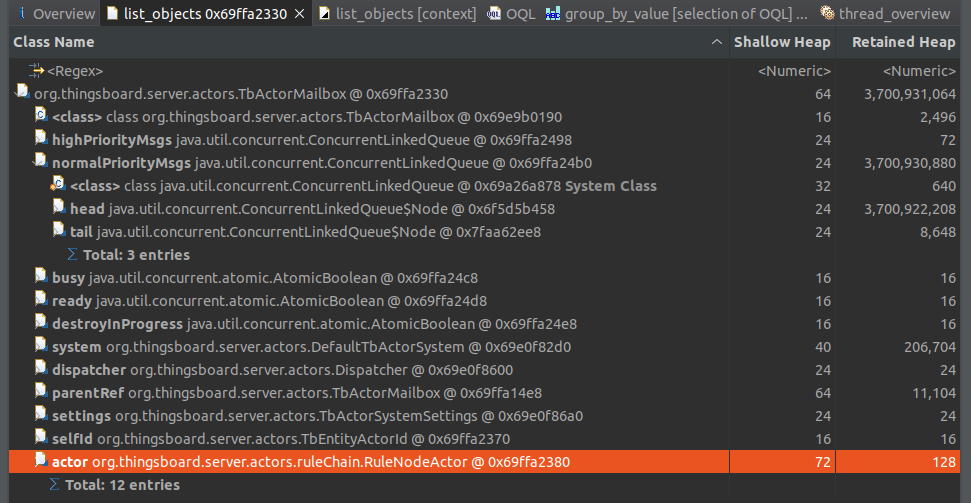 [Bug] Potential memory leak in RuleNodeActor mailboxes when under load · Issue #8864 ...