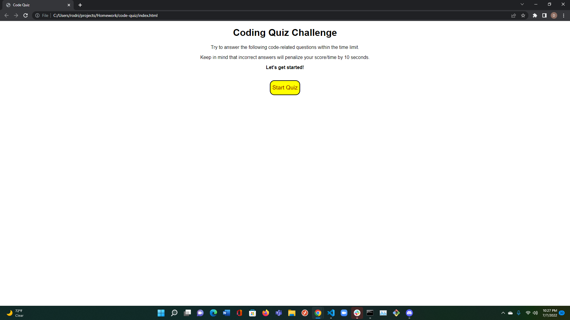 GitHub - Dante6997/code-quiz