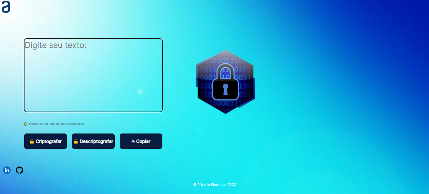 GitHub - PriscillaBF/Decodificador-de-Texto: Desafio Oracle ONE Sprint 01: Construir um ...
