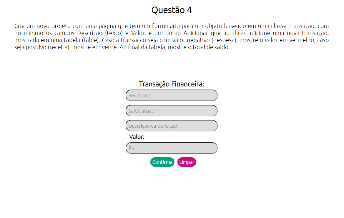 GitHub - 7-Dodi/ClienteBanco: Programa de exercício em Java Script, que consiste em adicionar um ...